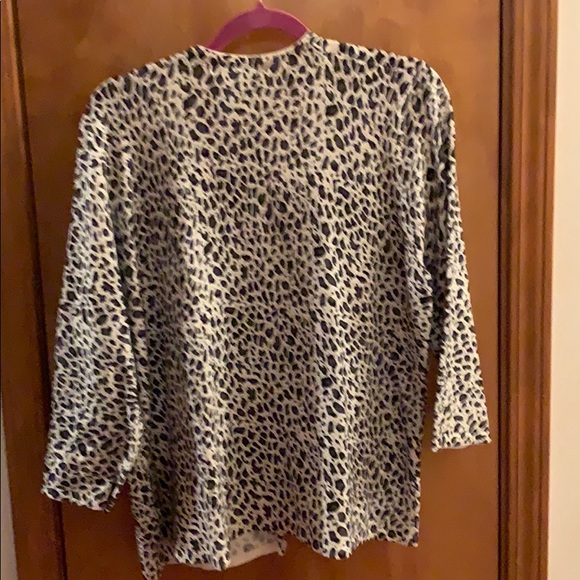 White Stag | Tops | Ladies Button Down Leopard Cotton Jacket | Poshmark